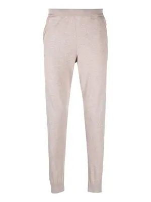 Corneliani Skinny Knitted Track Pants - Neutrals