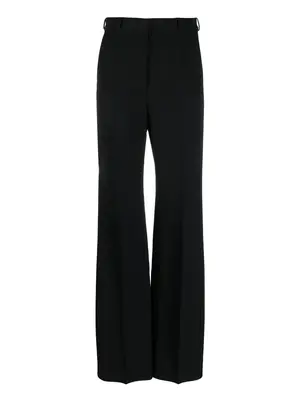 DEL CORE High-waist Flared Trousers - Black