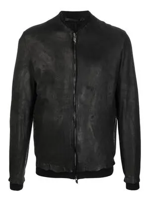 SALVATORE SANTORO Zip-Up Leather Jacket