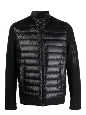 Herno Padded Panel Zip Jacket - Black