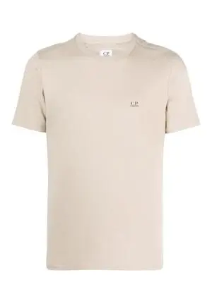 C.P. COMPANY Goggle Cotton T-shirt - Neutrals