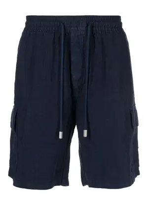 Vilebrequin Linen Bermuda Shorts - Blue