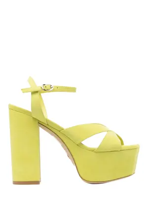 STUART WEITZMAN 140mm Platform Sandals - Green
