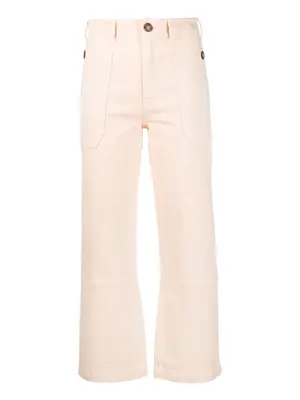 FRAME Straight-leg Utility Trousers - Pink