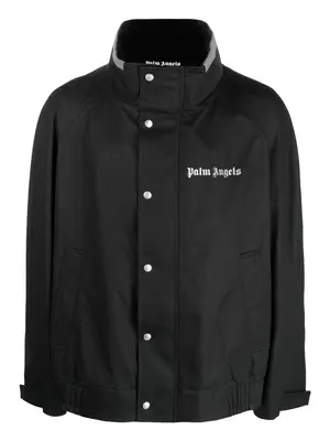 Palm Angels Logo-print Jacket - Black