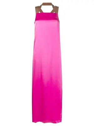 ALYSI Satin Long Dress - Pink