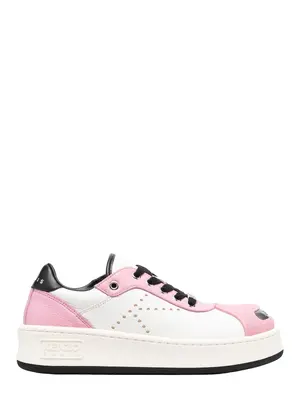 Kenzo Contrasting Toecap Low-top Sneakers - Pink