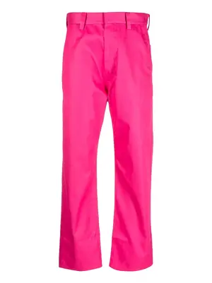 Sofie D'hoore Straight-leg Cropped Trousers - Pink