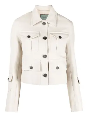 DURAZZI MILANO Durazzi Milano Multi-Pocket Cropped Jacket