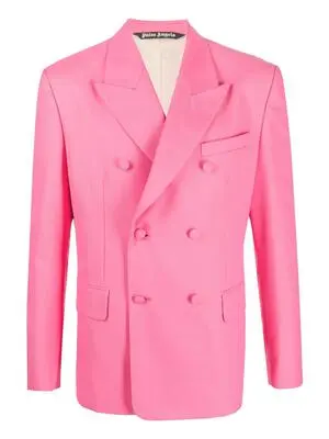 Palm Angels Sonny Double-breasted Blazer - Pink