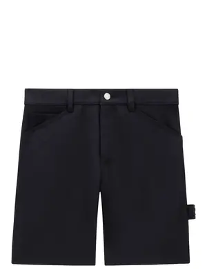 COURREGES Twill Bermuda Shorts - Black