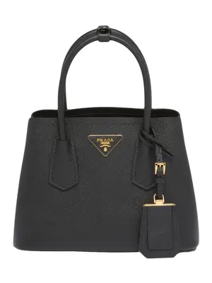 Prada Saffiano Leather Tote - Black
