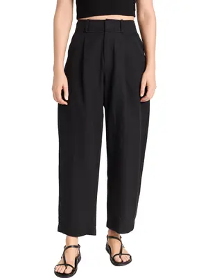 APIECE APART Bari Crop Trousers - Black