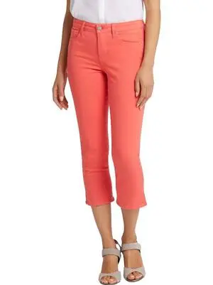 NYDJ Chloe Side Slit Crop Jeans - Fruit Punch