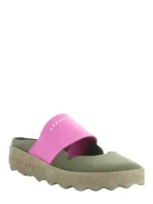 Fly London Asportuguesas By Fly London Cana Slide Sandal 001 Military Green O