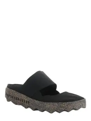 Fly London Asportuguesas By Fly London Cana Slide Sandal Black Eco Faux Suede