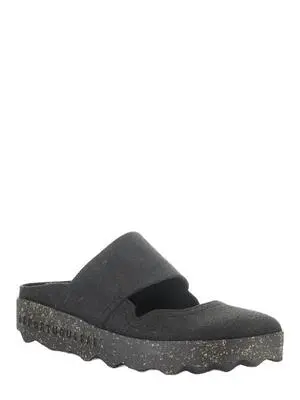 Fly London Cana Slide Sandal - Black
