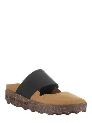 Fly London Cana Slide Sandal - Brown