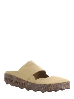 Fly London Asportuguesas By Fly London Cana Slide Sandal Tan Eco Faux Suede