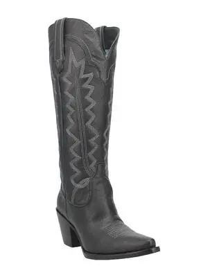 DINGO Dingo Knee High Western Boot Black
