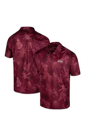 COLOSSEUM Mississippi State Bulldogs Palms Team Polo - Maroon