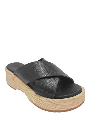 Gentle Souls GENTLE SOULS BY KENNETH COLE Orion Crisscross Platform Sandal Black