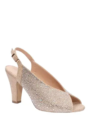 PARADOX LONDON PINK Paradox London Pink Glory Slingback Pumps Champagne