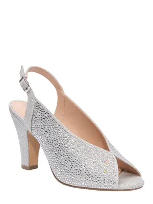 PARADOX LONDON PINK Paradox London Pink Glory Slingback Pumps Silver