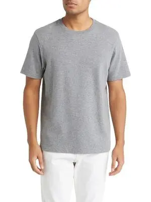 FRAME Duo Fold Cotton T-shirt Heather Grey