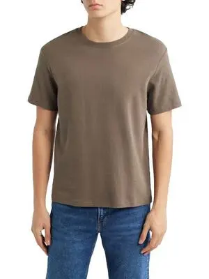 FRAME Duo Fold Cotton T-shirt Mocha