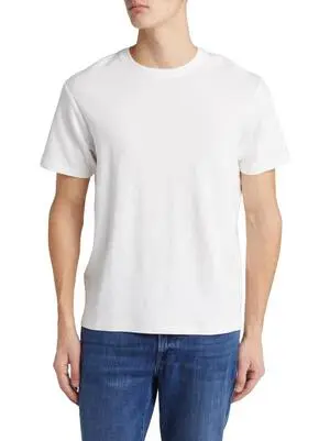 FRAME Duo Fold Cotton T-shirt - White