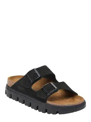 BIRKENSTOCK Arizona Chunky Buckled Slides - Black