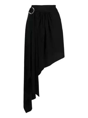 Alexandre Vauthier Ring-detail Belted Skirt - Black