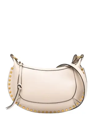 Isabel Marant Oskan Moon Leather Shoulder Bag - Neutrals