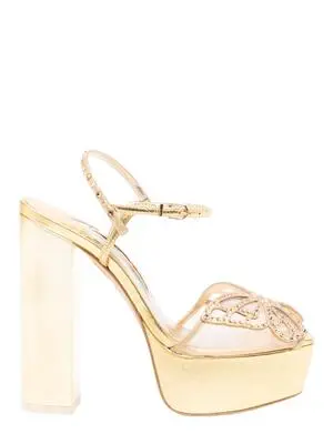 SOPHIA WEBSTER Farfalla 140mm Sandals - Gold