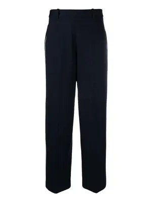 CIRCOLO 1901 Mid-rise Wide-leg Trousers - Blue