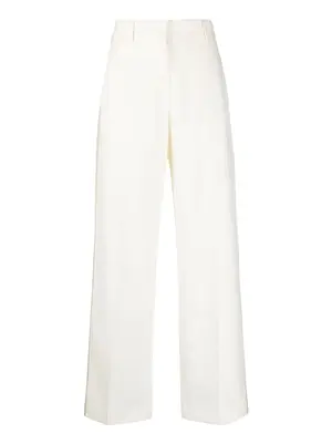 Palm Angels Side-stripe Trousers - White