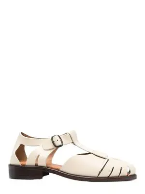 Hereu Pesca Leather Sandals - Neutrals