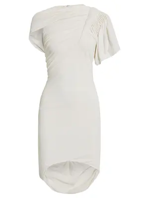 Alexander Wang Asymmetric Cutout Mini Dress - Ivory