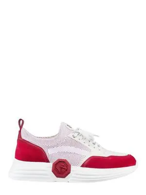 Stefano Ricci Calfskin Leather Sneakers - Red