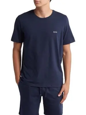 BOSS Stretch Cotton Lounge T-shirt - Dark Blue