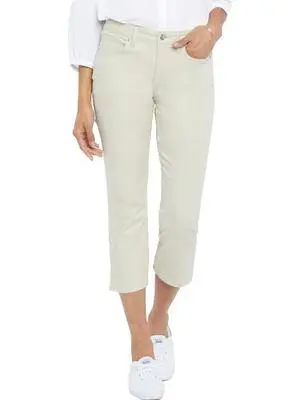 NYDJ Chloe Capri Slit Jeans - Feather