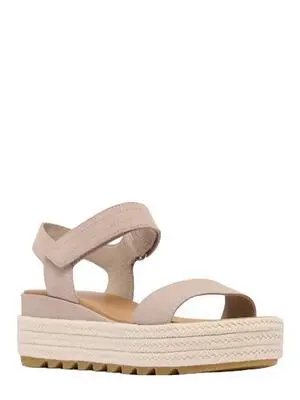 Sorel SOREL Cameron Flatform Sandal Crushed Clay/ Gum