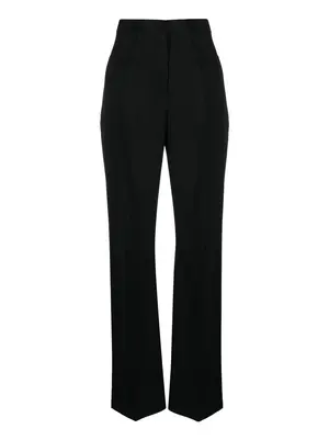 Jacquemus Le Pantalon Sauge Flared Trousers - Black