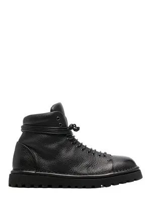Marsèll Pallottola Leather Combat Boots - Black