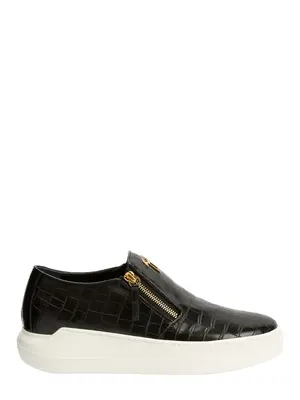 GIUSEPPE ZANOTTI Conley Zip Sneakers - Black