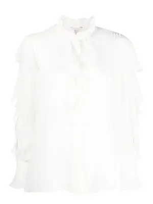 SHIATZY CHEN SHIATZY CHEN See-Through Silk Shirt