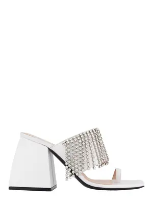 NODALETO Bulla Preston 90mm Sandals - White