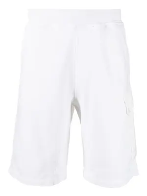 TEN C Side Flap-pocket Detail Shorts - White