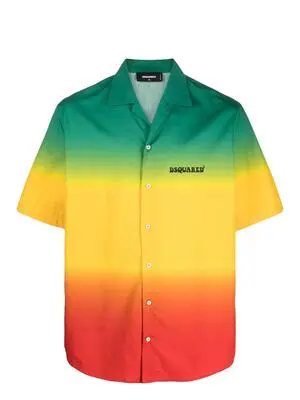 Dsquared2 Ombré-effect Short-sleeve Shirt - Green
